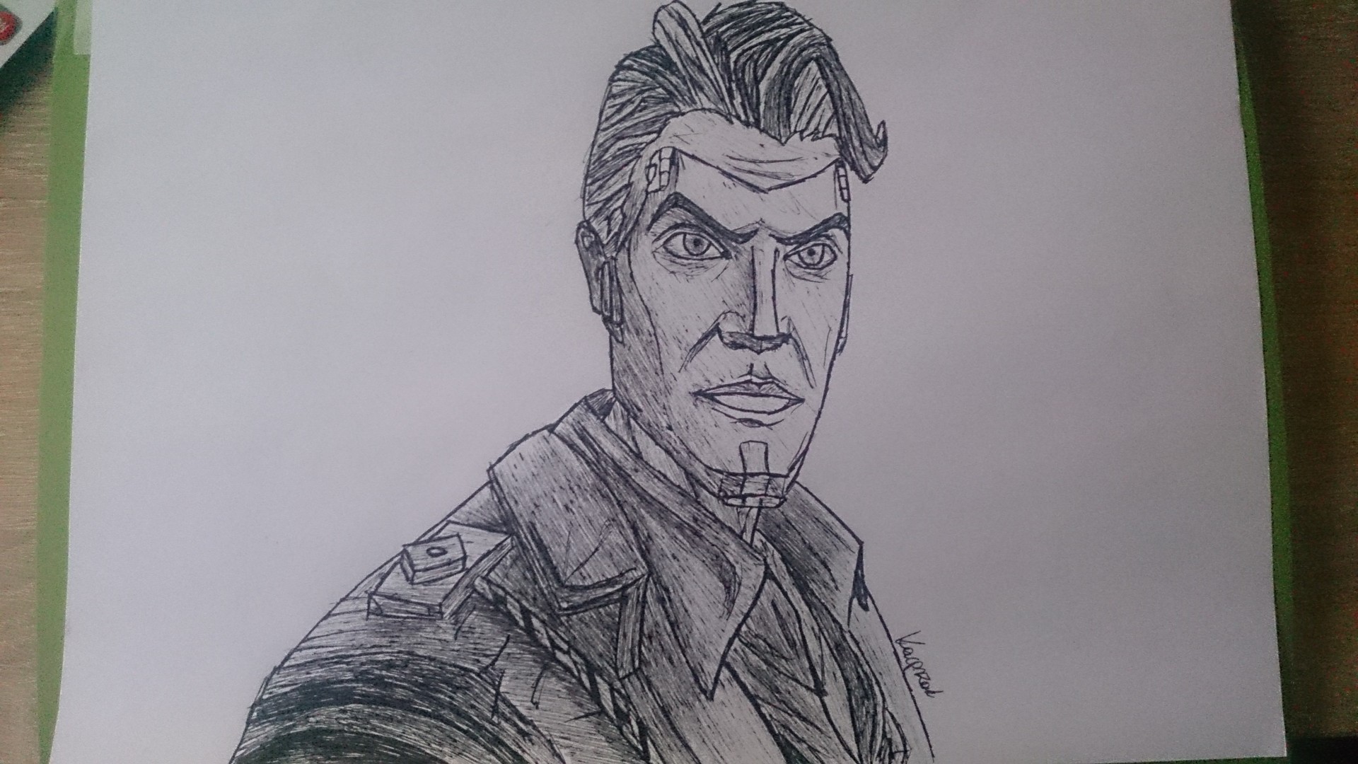 how to draw handsome jack