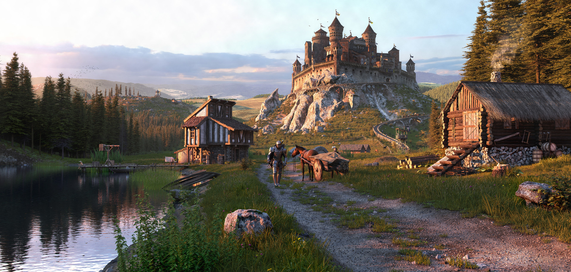 ArtStation - Meadow of Middle Ages