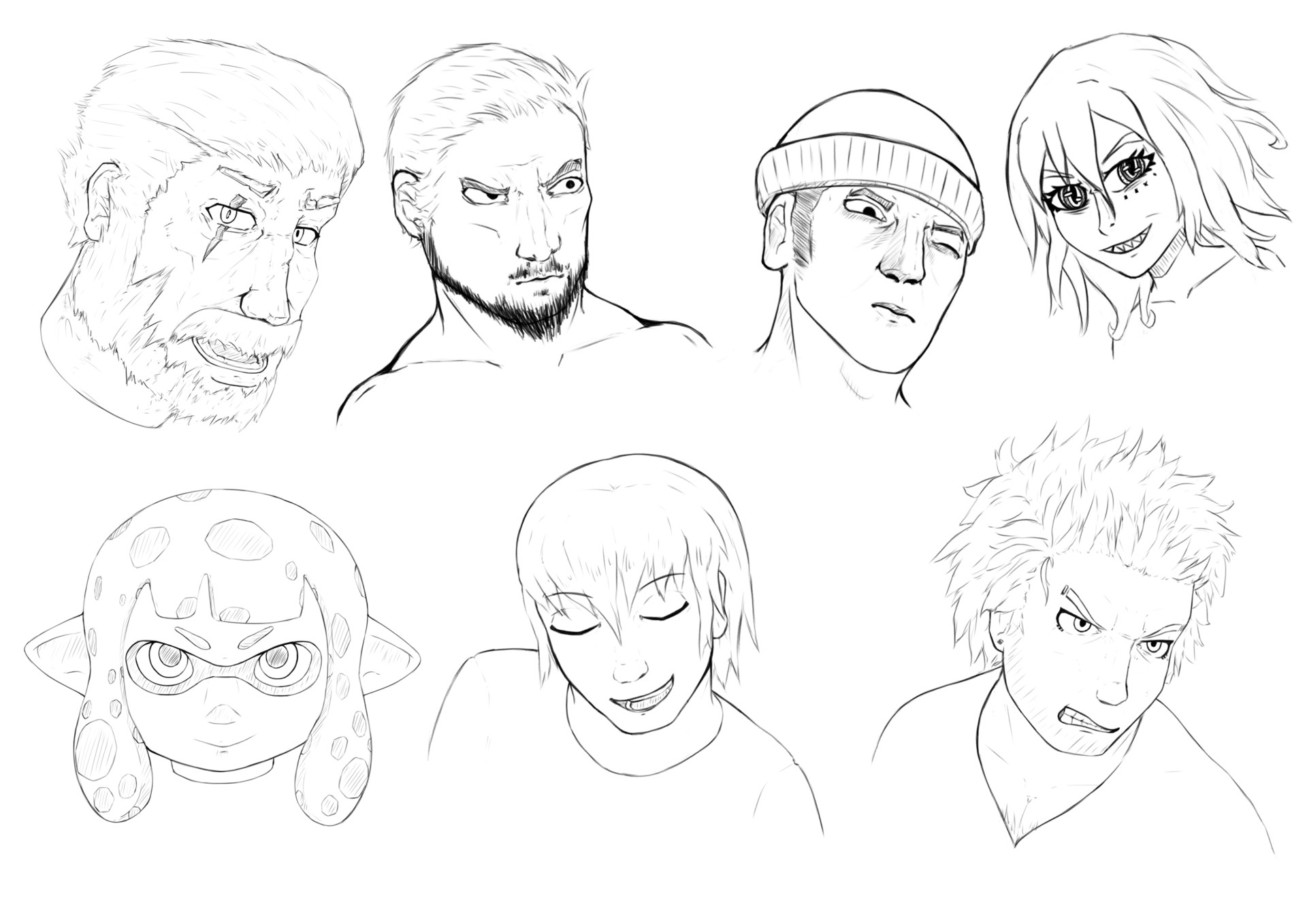 ArtStation - Face Doodles