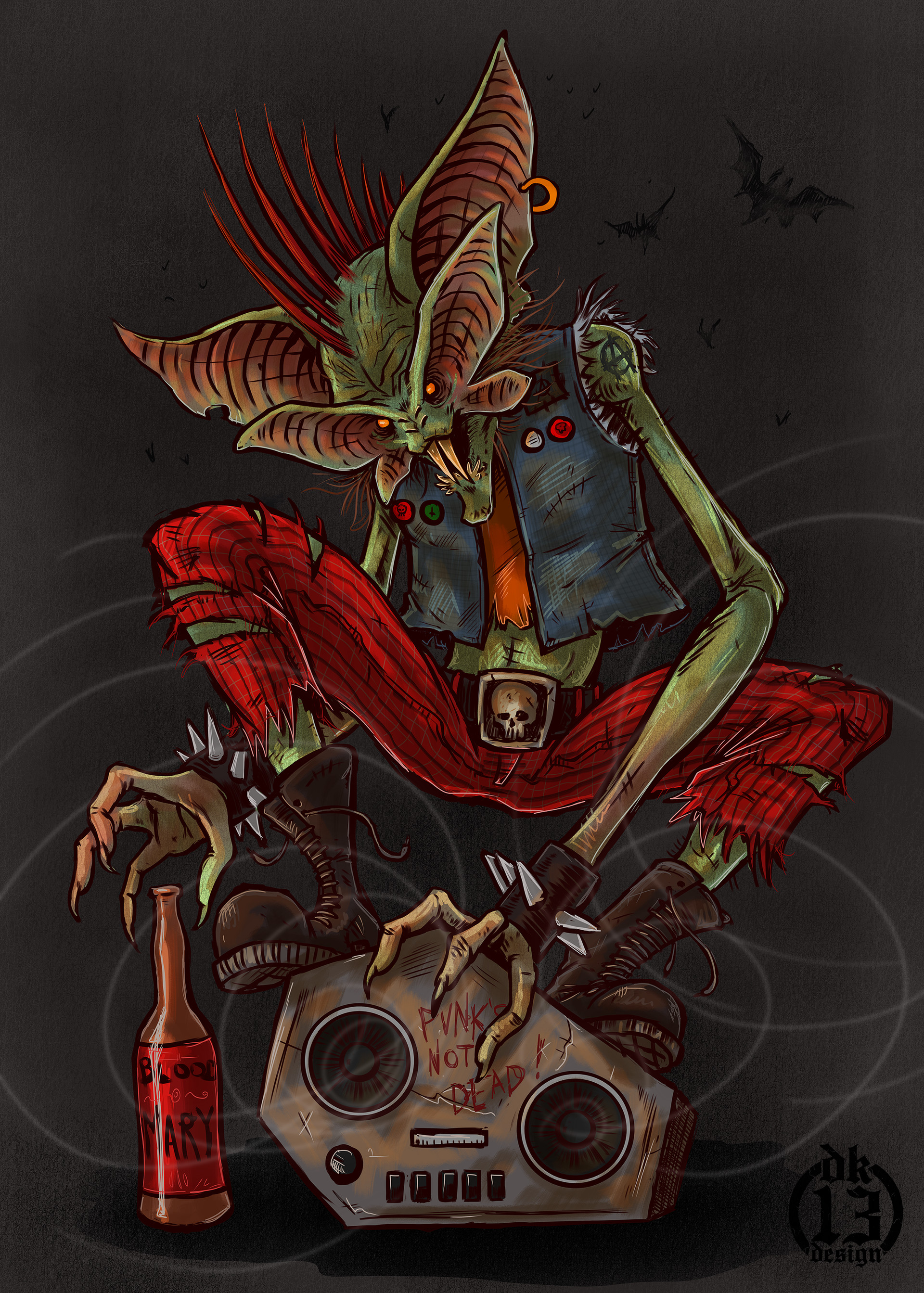 ArtStation - Punkrock Vampire