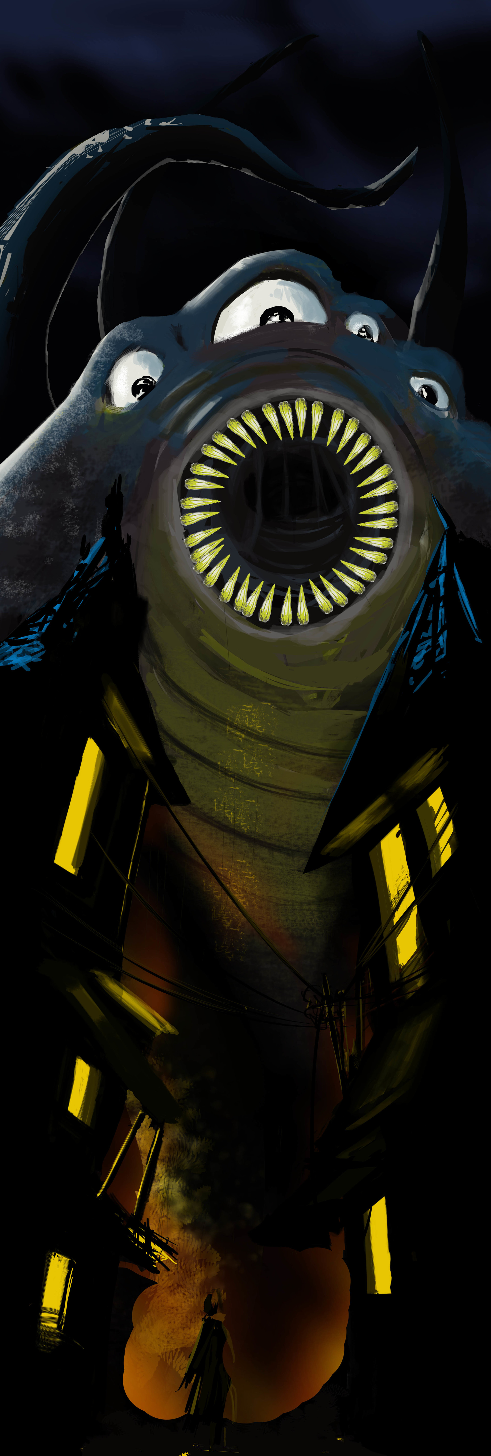 ArtStation - Monster watch WIP