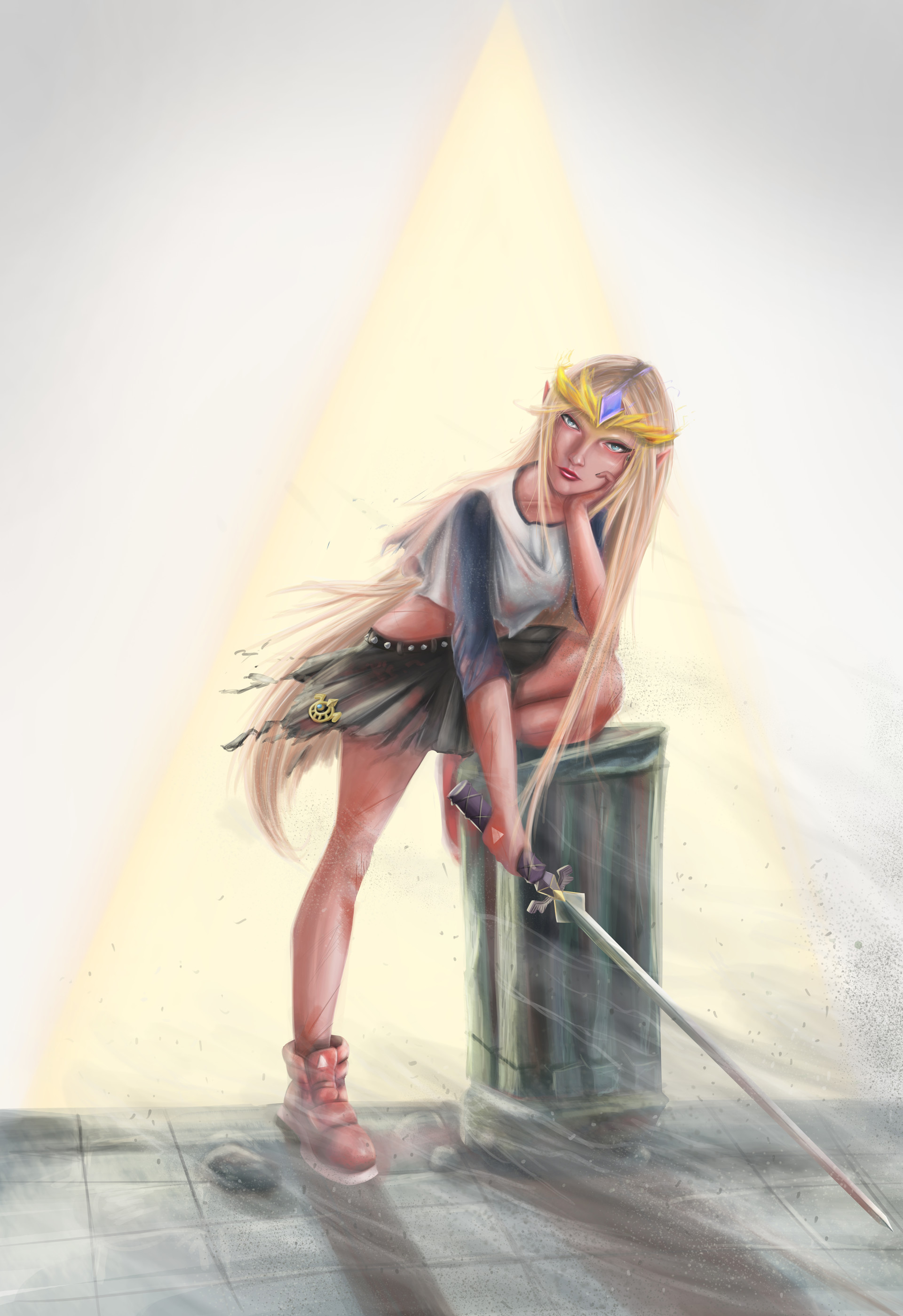 ArtStation - Modern day Princess Zelda
