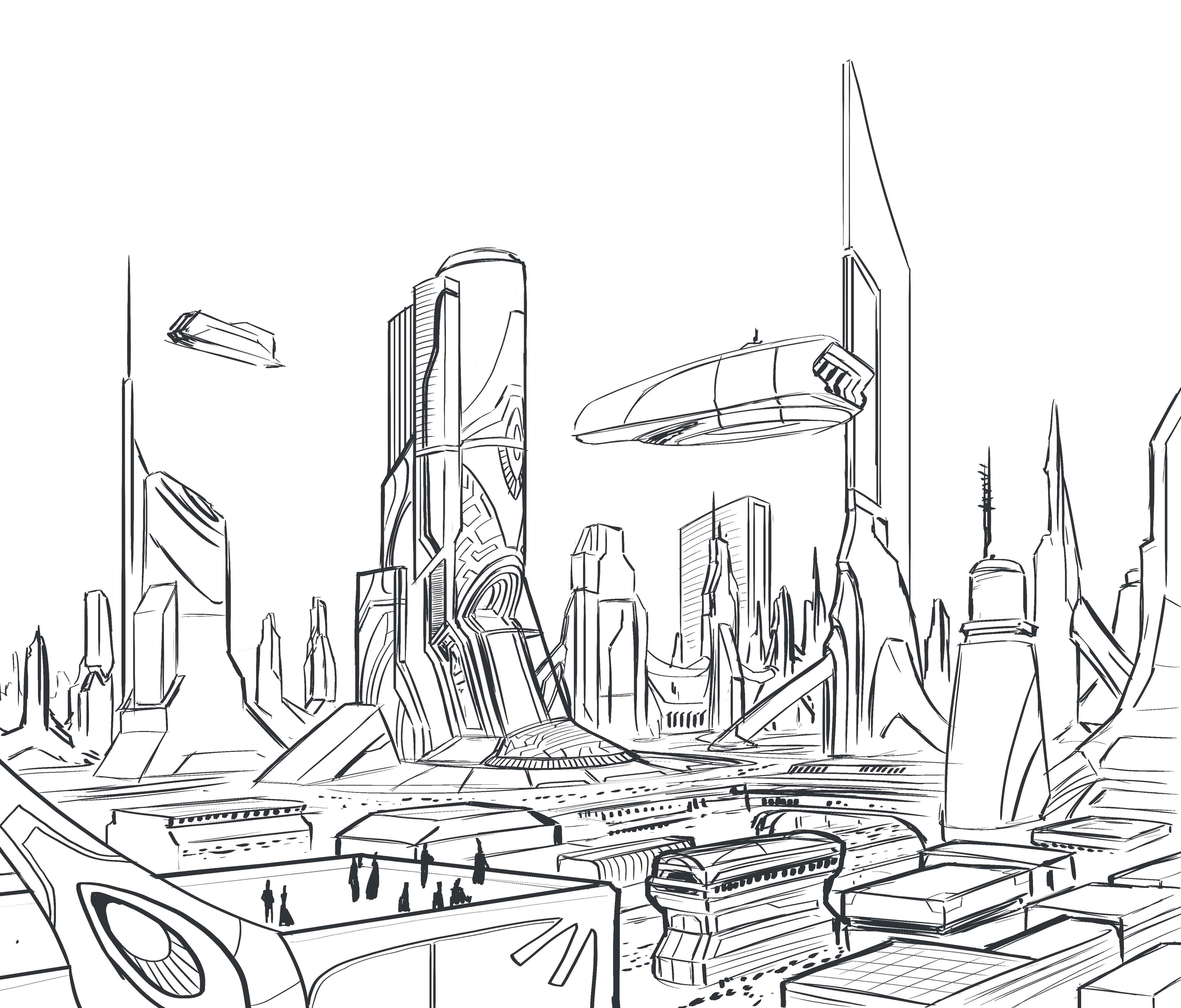 Future City Sketch