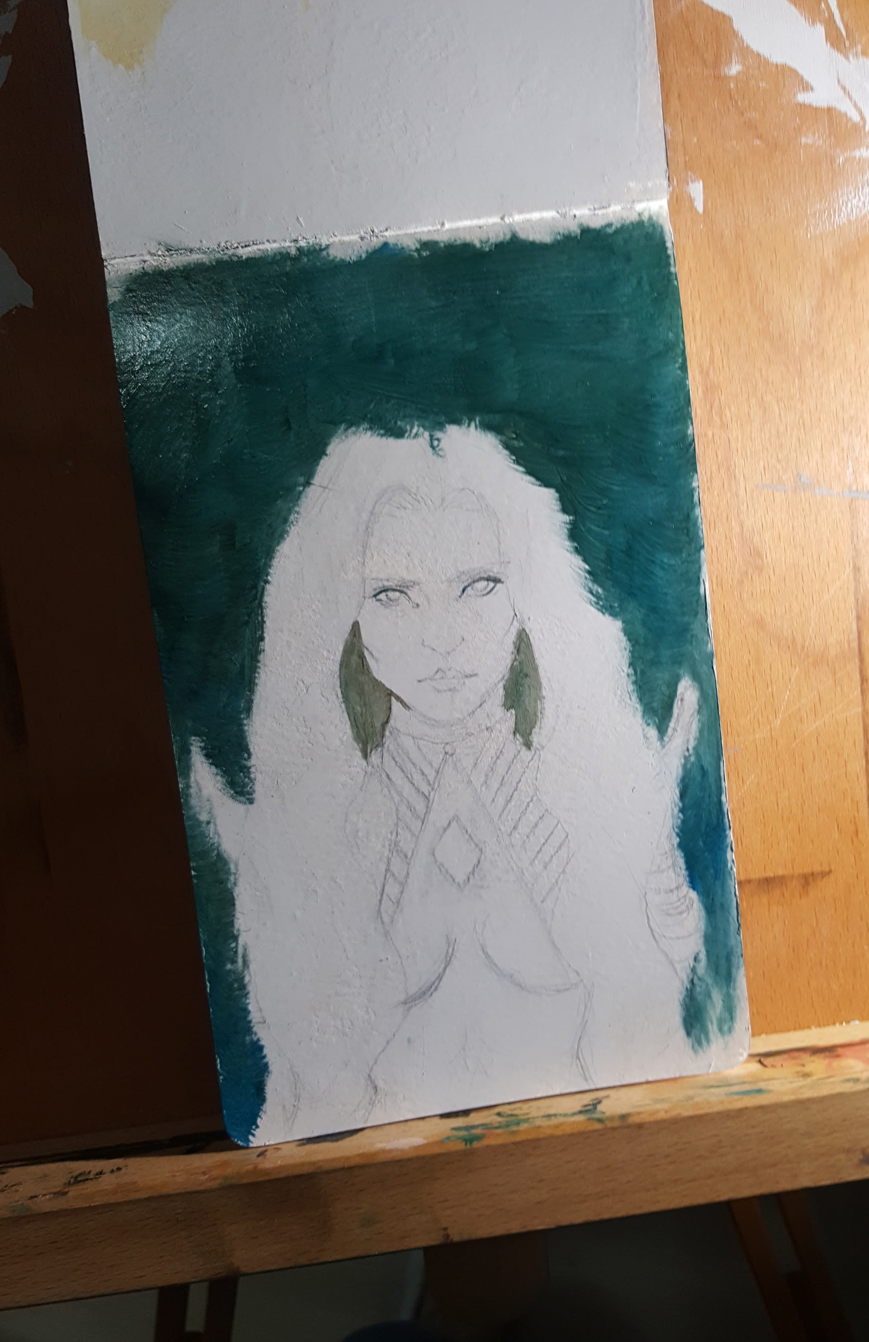 Louise Costa - Sketch Oil painting