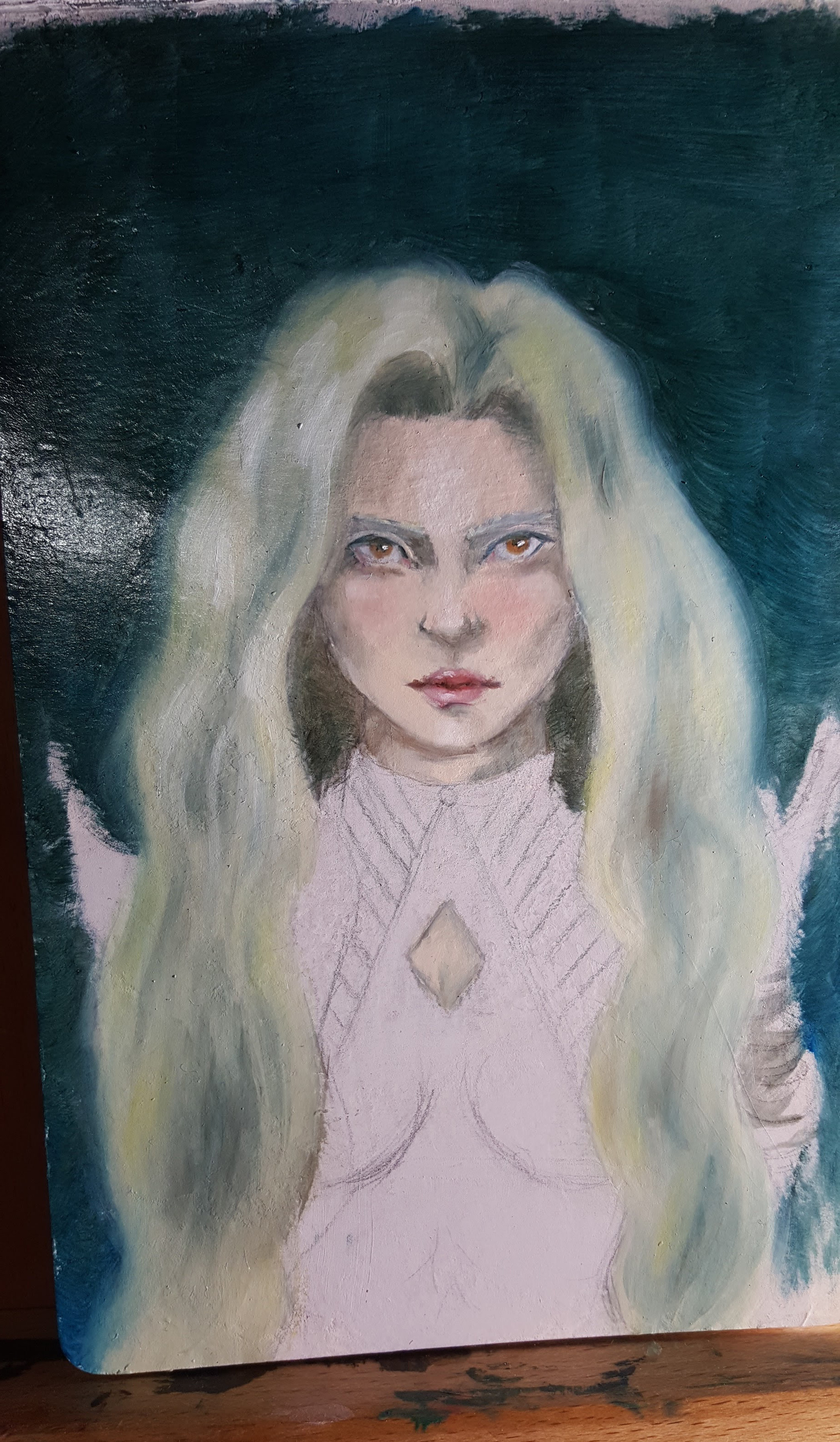 Louise Costa - Sketch Oil painting