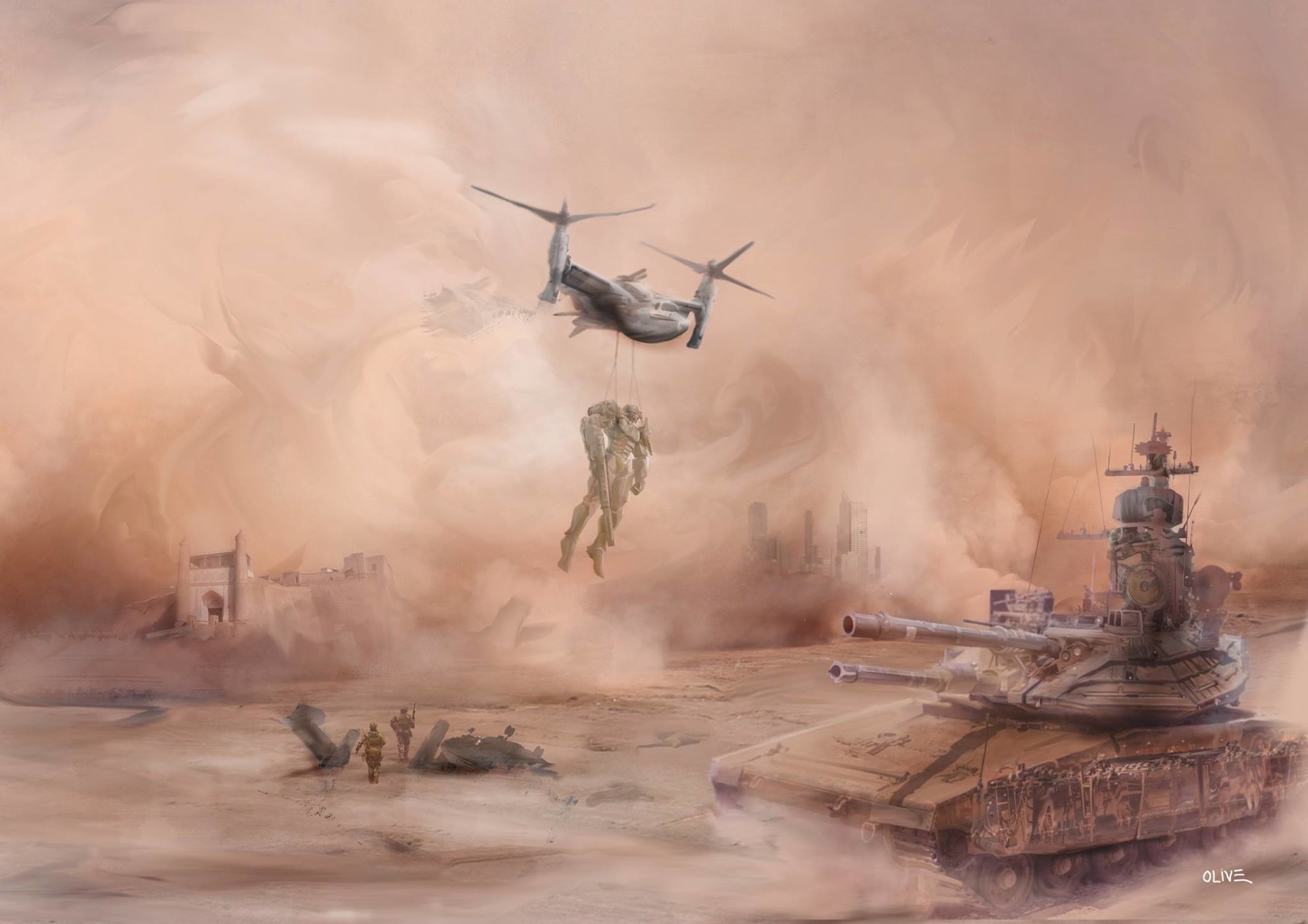 ArtStation - Desert Storm