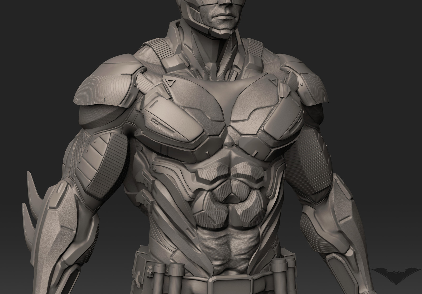 Salman Rahman Antar - THE BATMAN clay renders