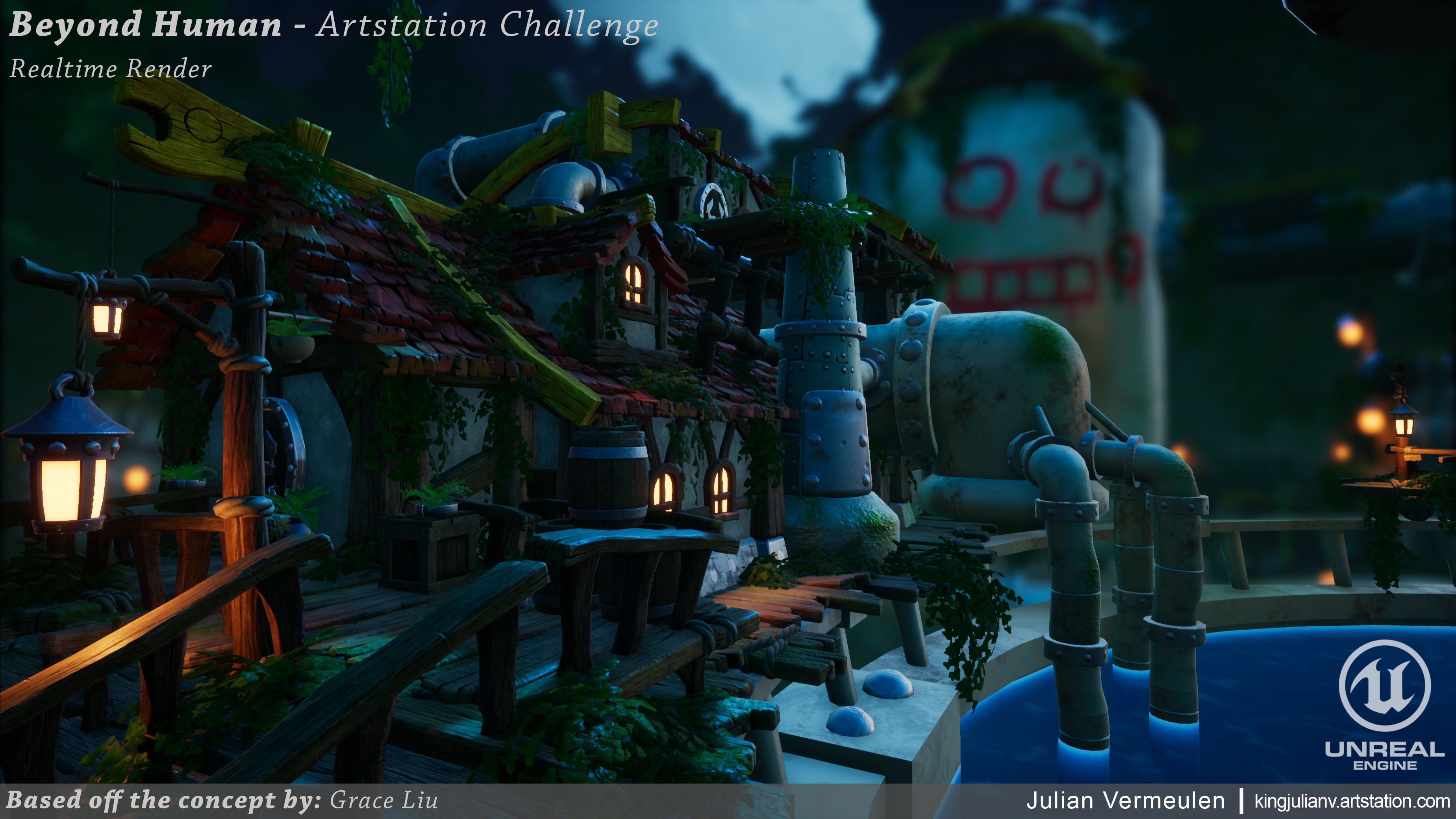 Julian Vermeulen - Beyond Human - Artstation Challenge