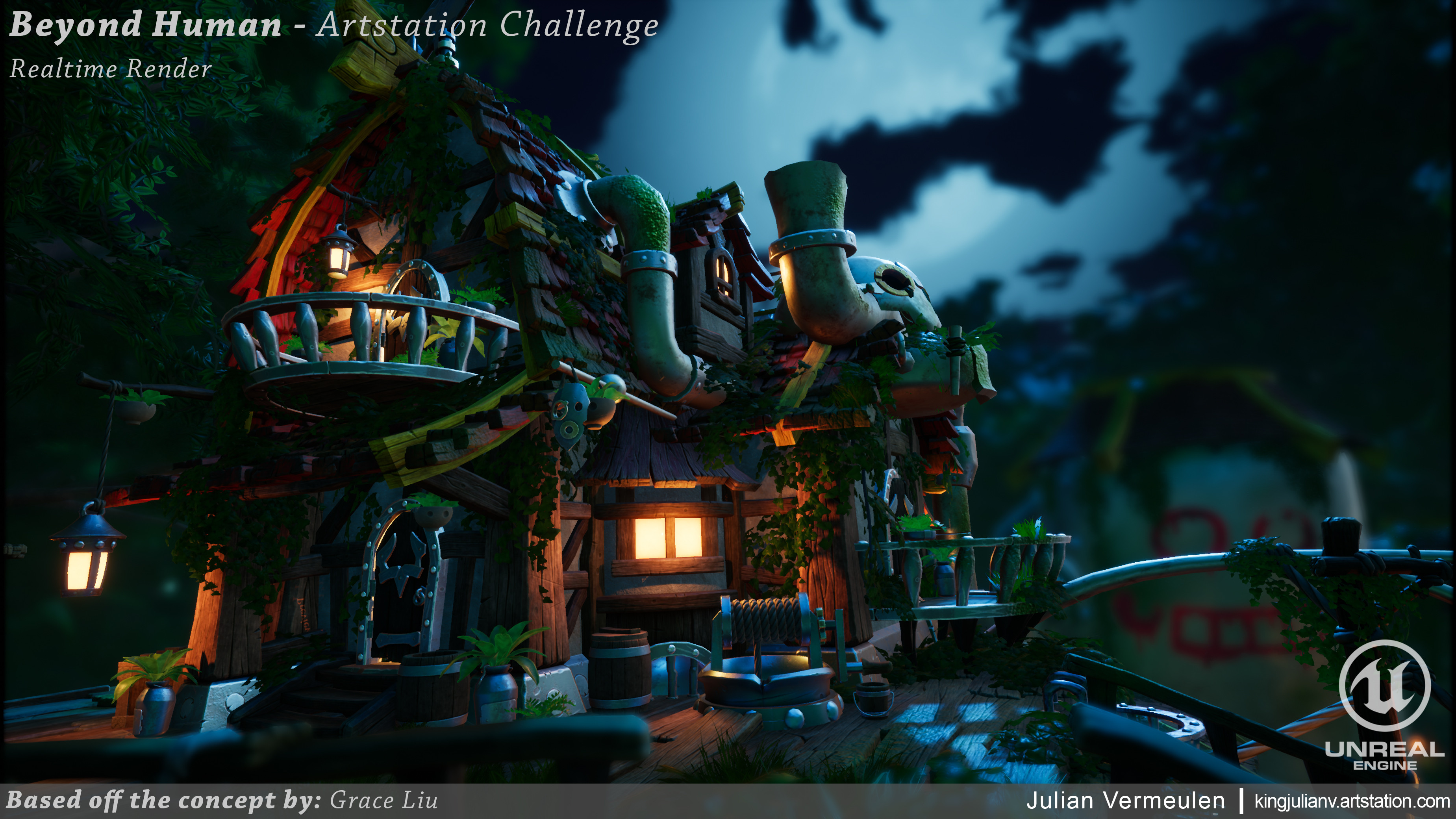 Julian Vermeulen - Beyond Human - Artstation Challenge