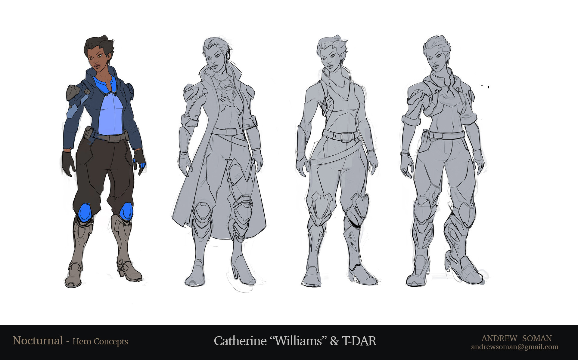 Drew Soman - Williams - Overwatch Fan Character Concept