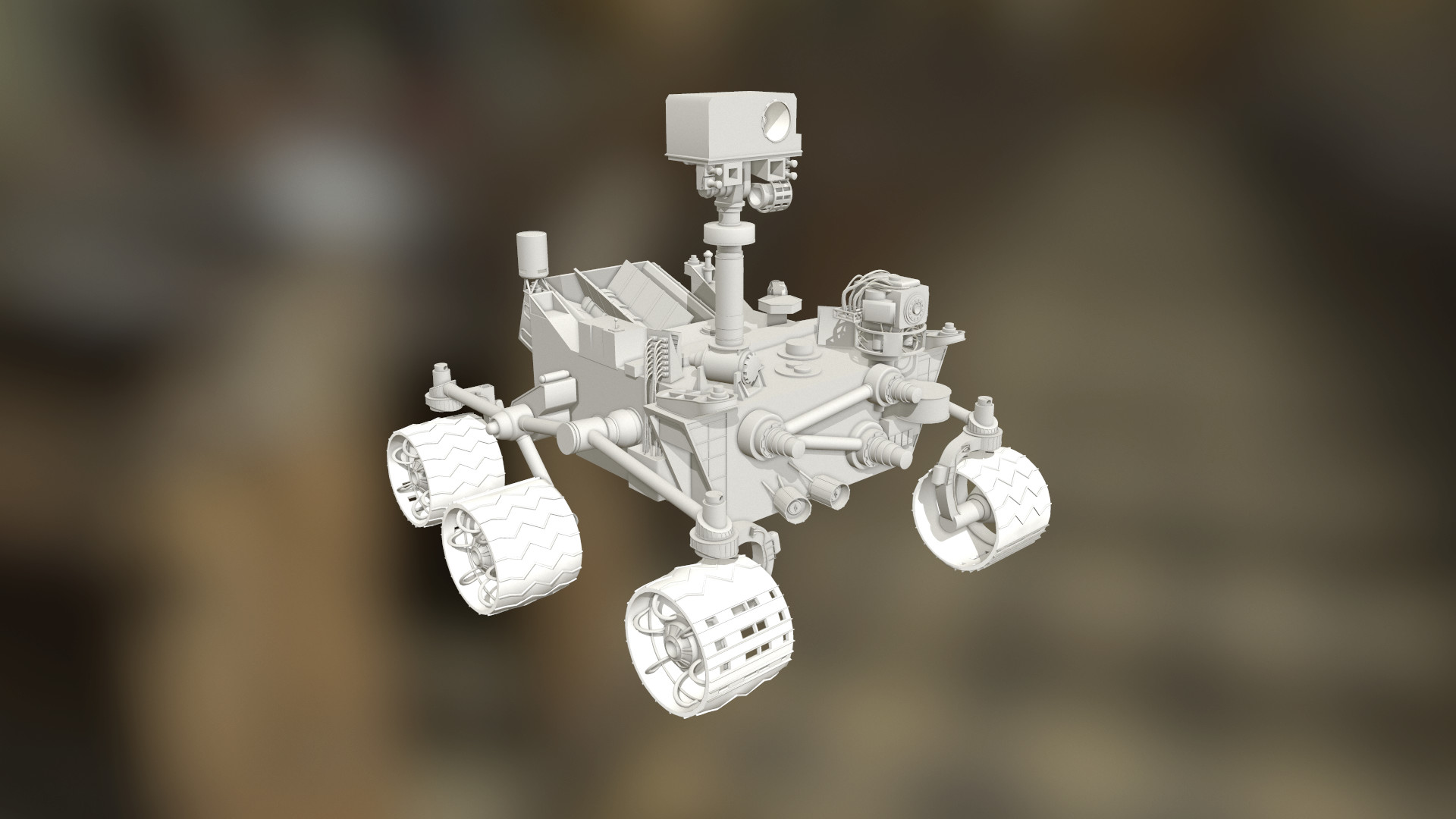 ArtStation - Mars Curiosity Rover
