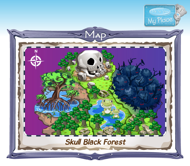 ArtStation - CBG Me to You - Map 03 - Skull Black Forest