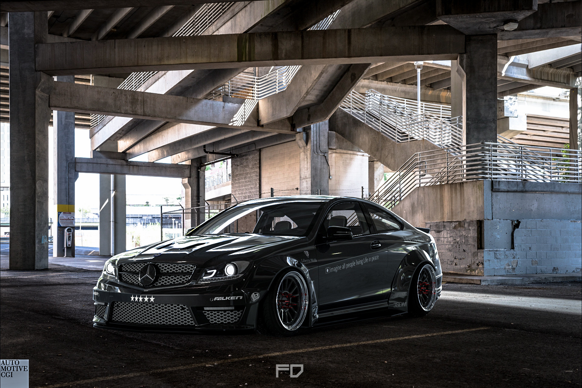ArtStation - C63 liberty walk
