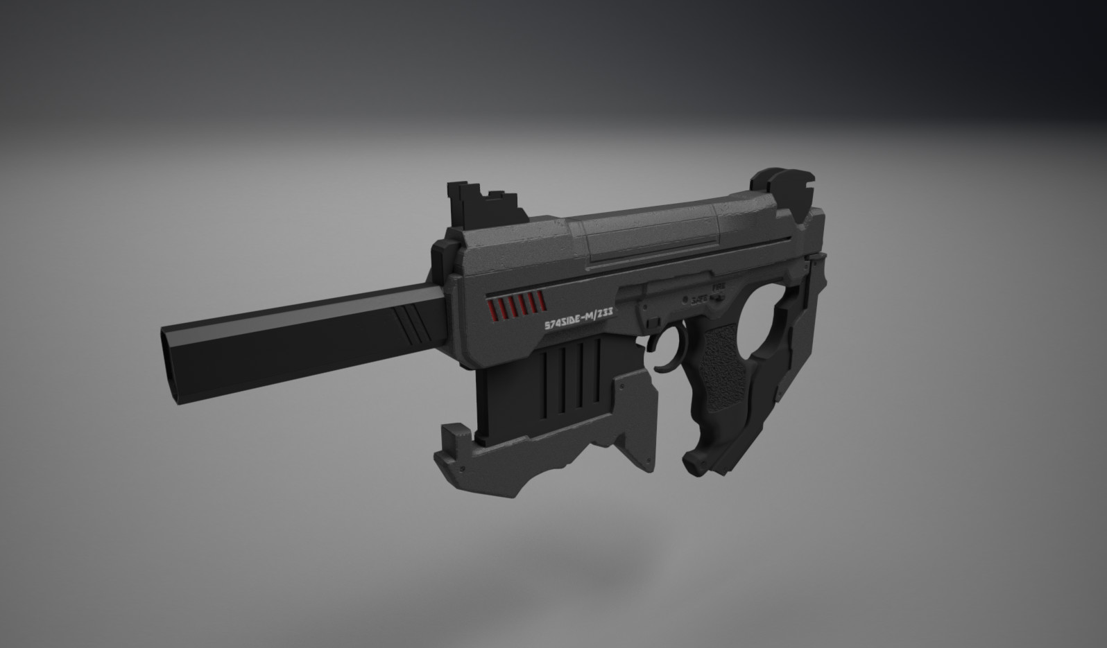 ArtStation - 574 side pistol