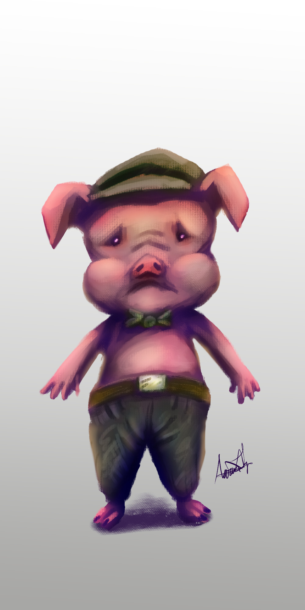 ArtStation - Sad Piggy