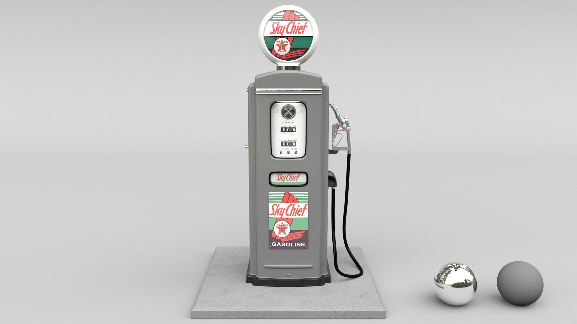 Artstation 1950s Gas Pump
