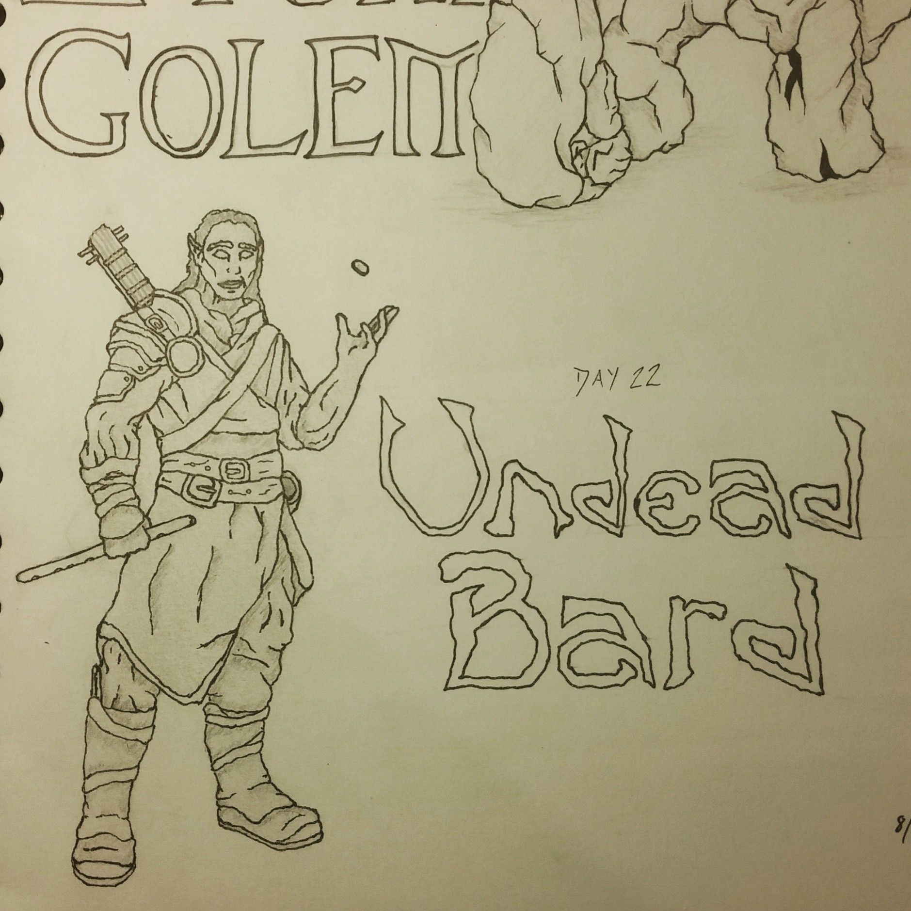 ArtStation - Undead bard