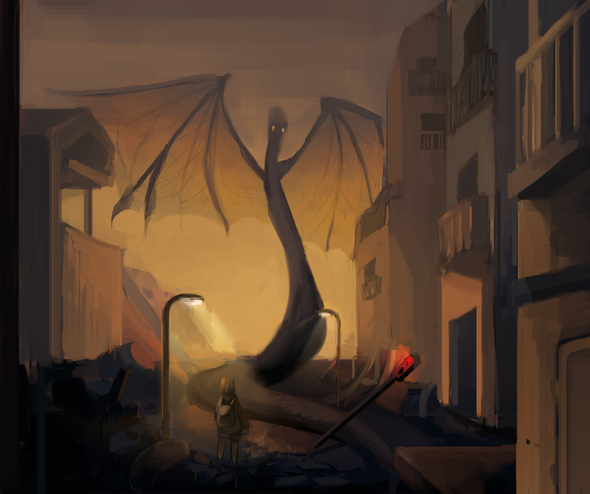 ArtStation - A modern dragon