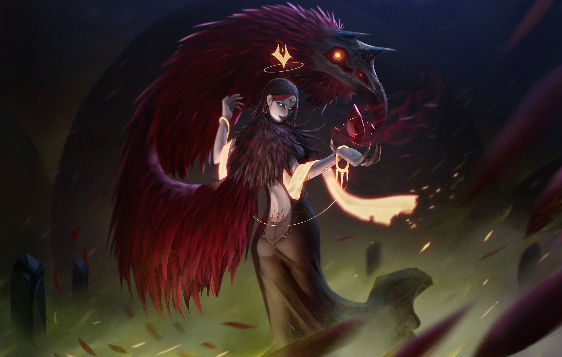 ArtStation - Red Crow