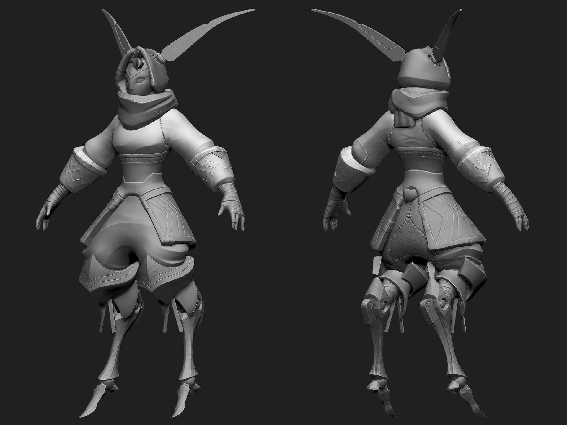 ArtStation - Beyond Human - Game Character Art High Poly