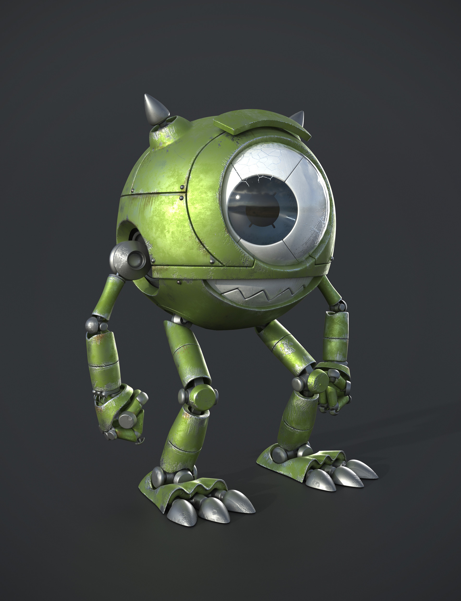 ArtStation - MK-Z0W5K13 | (Mike Wazowski)
