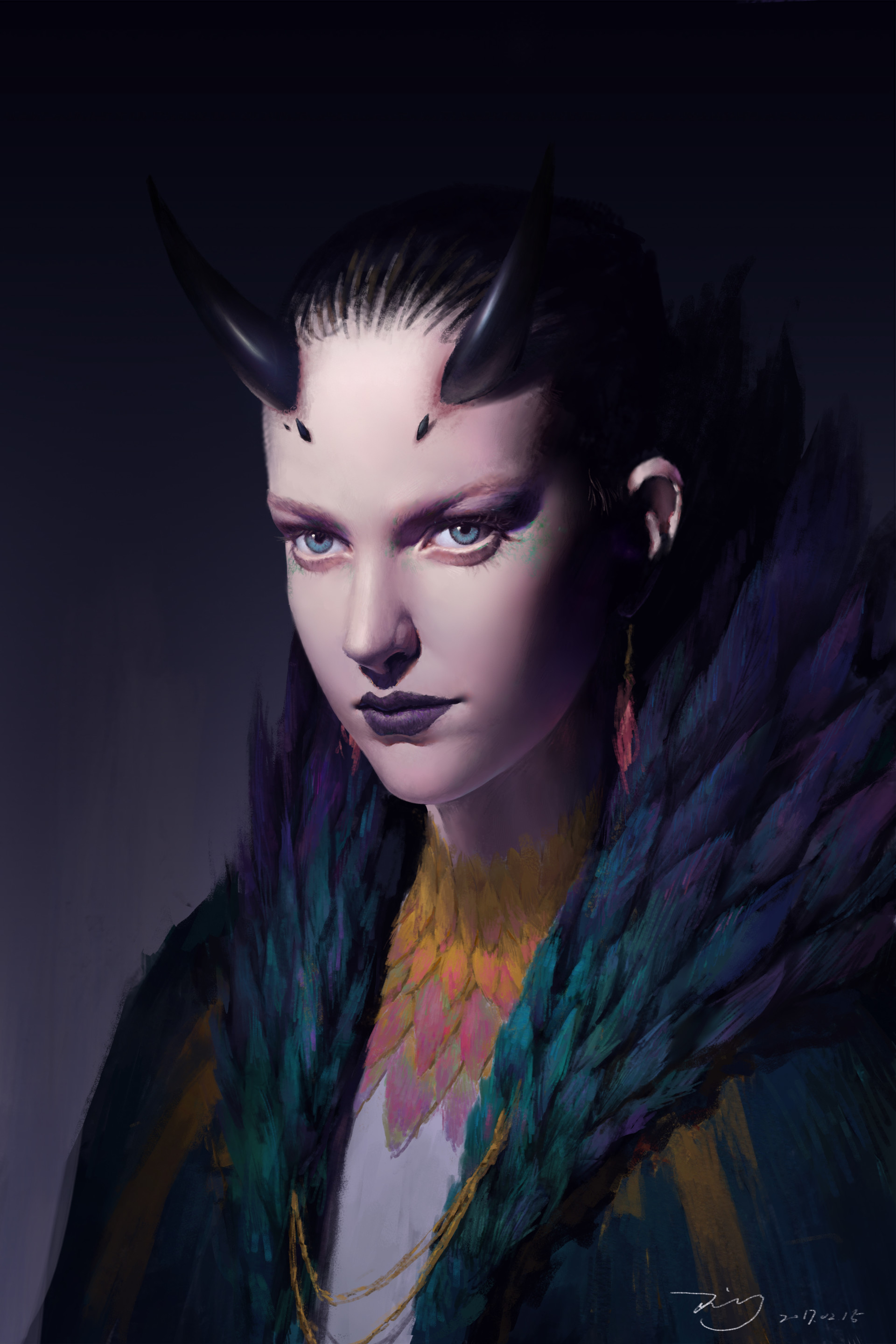 ArtStation - Bewitching woman