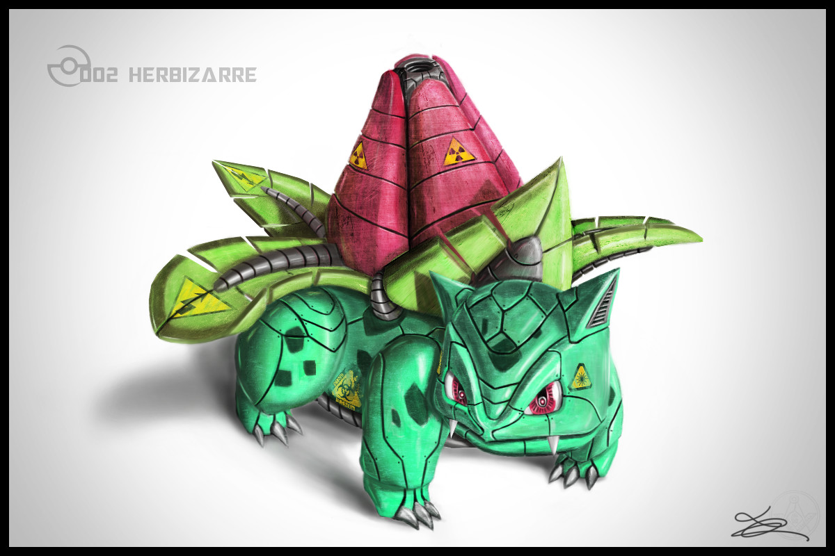 ArtStation - Méca-Pokedex; Méca Yvisaur