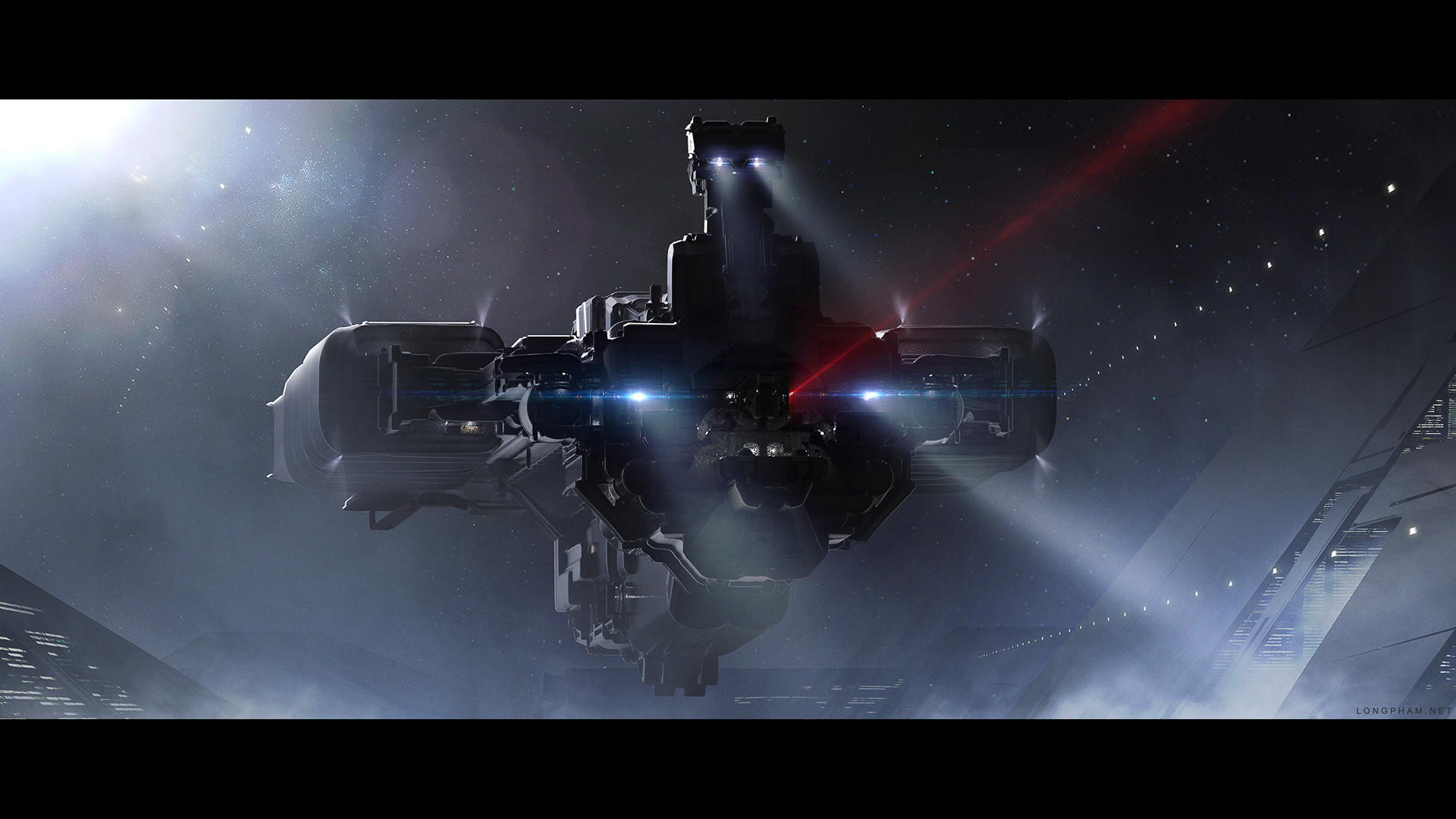 ArtStation - 3LC-PRIAP Space Carrier