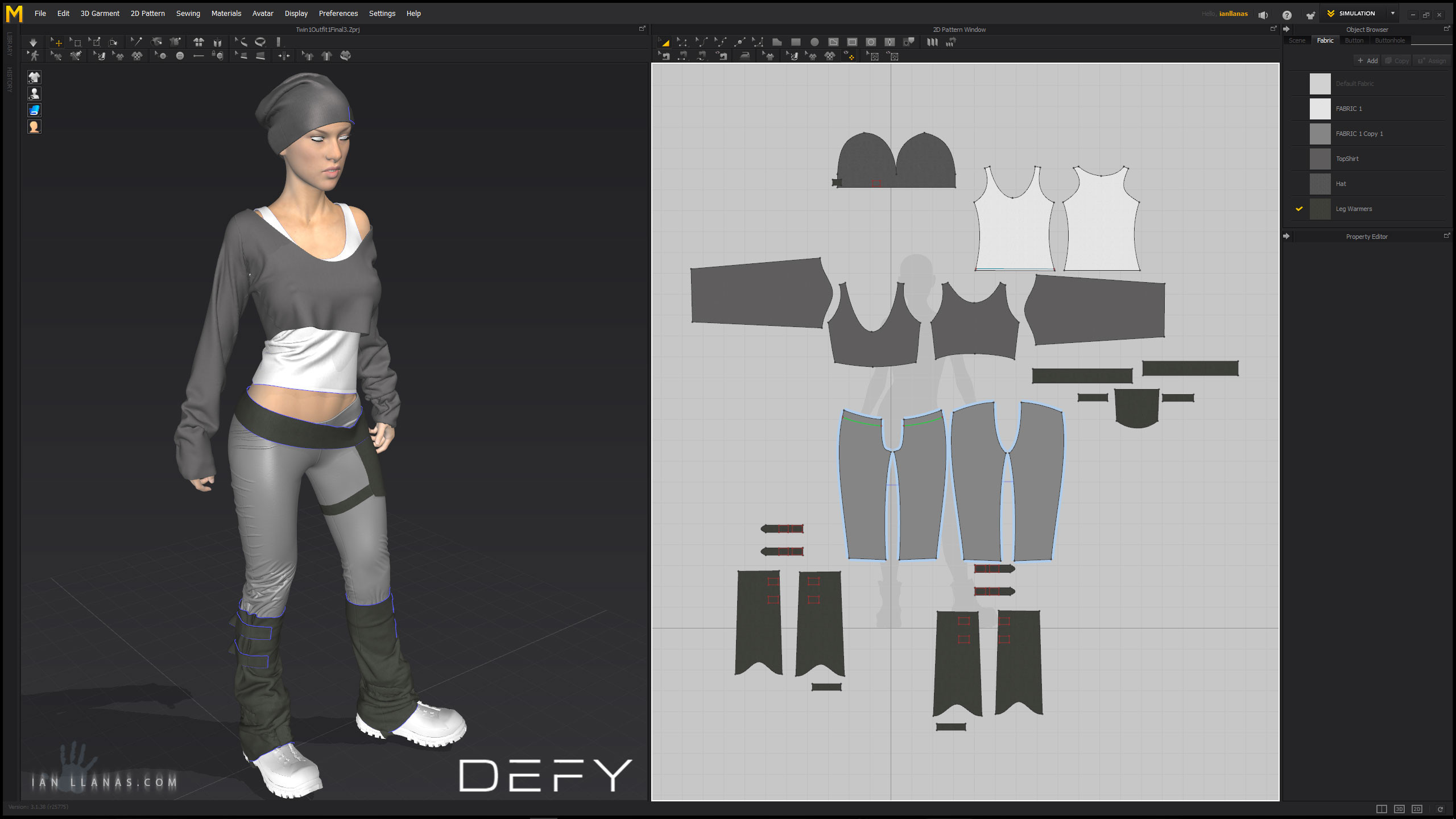 Ian Llanas - Defy Character Concept