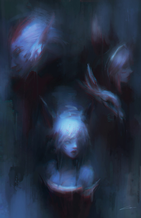 ArtStation - The Vastaya - Ahri, Xayah, Rakan (League of Legends)