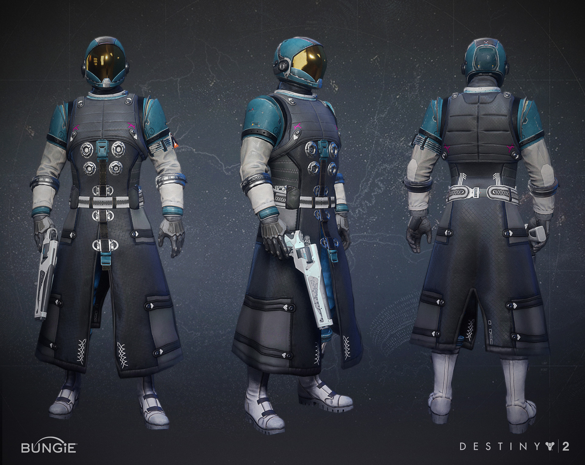 Rosa Lee - Destiny 2 Lost Pacific gears - Hunter, Titan, Warlock