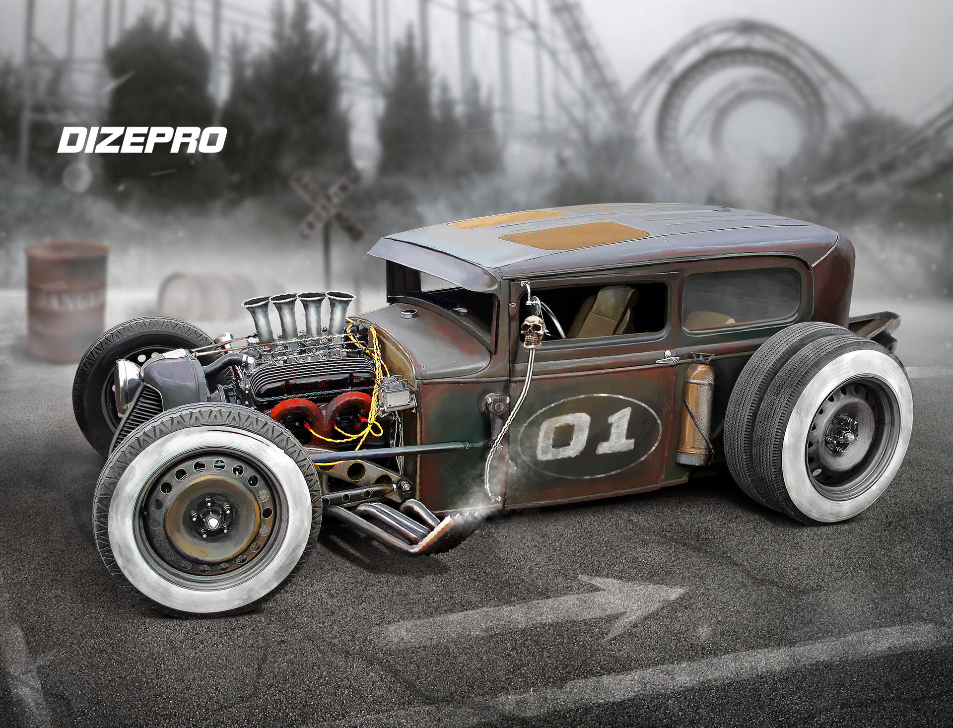 ArtStation - Hot Rod