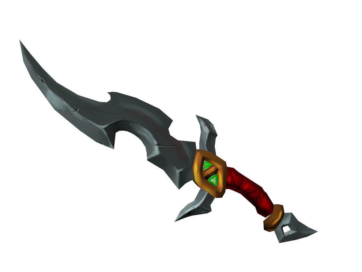 ArtStation - Hand painted dagger