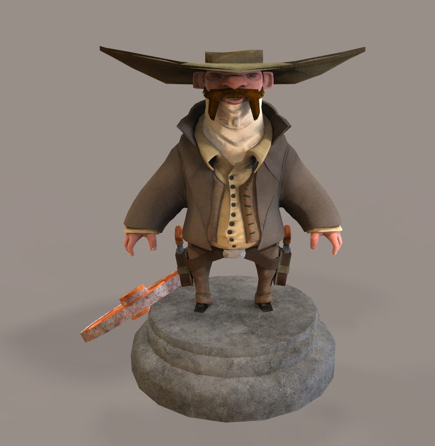 ArtStation - Stylized Cowboy Character