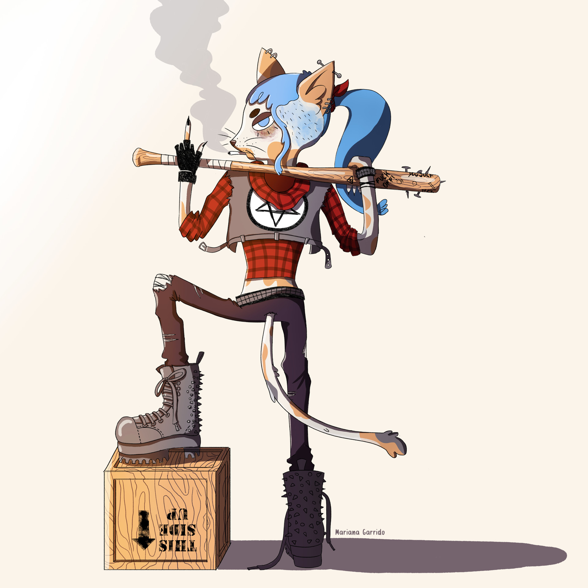 ArtStation - Punk Kity Cat