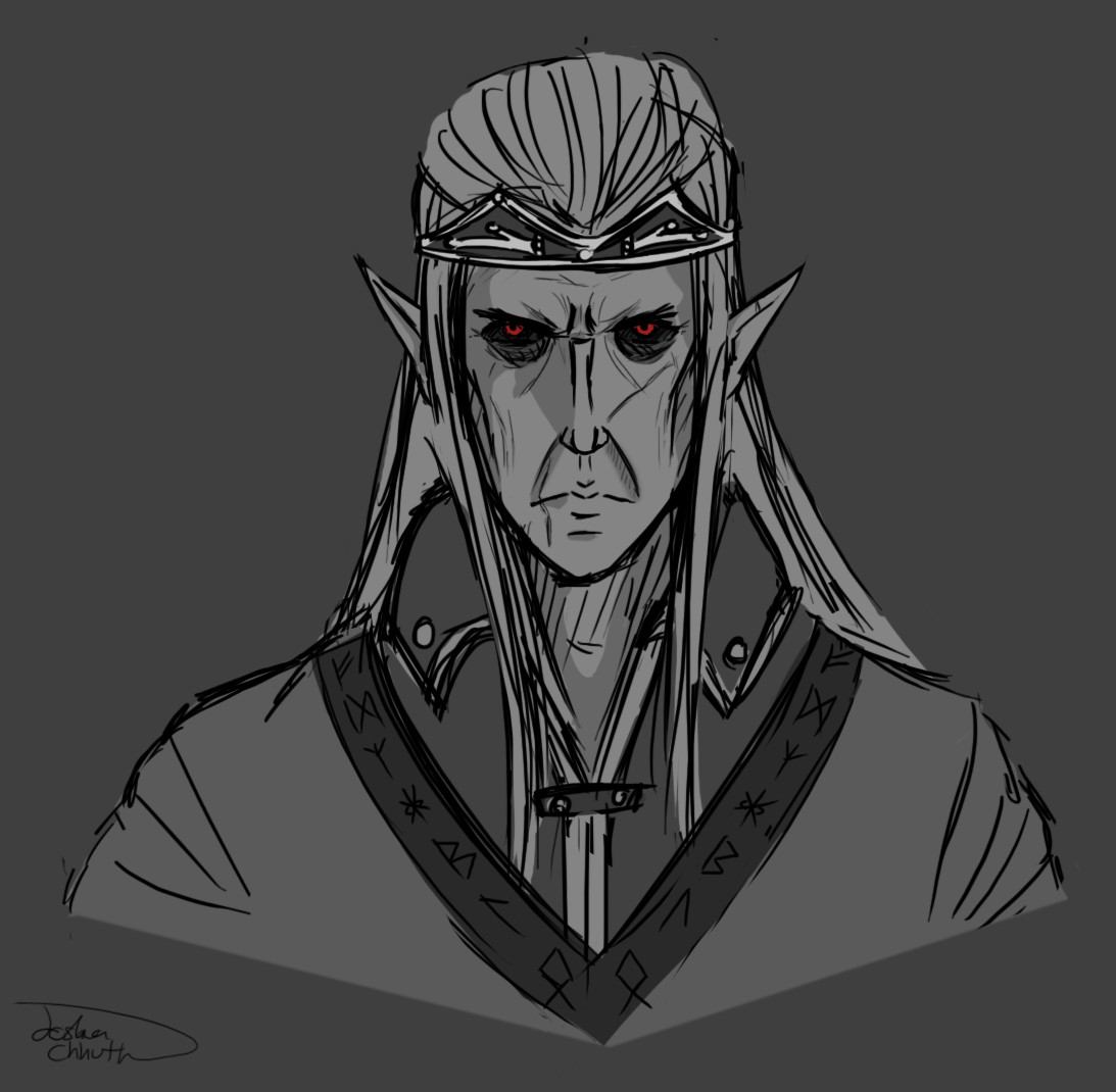 ArtStation - [Request] Moon Elf Lich