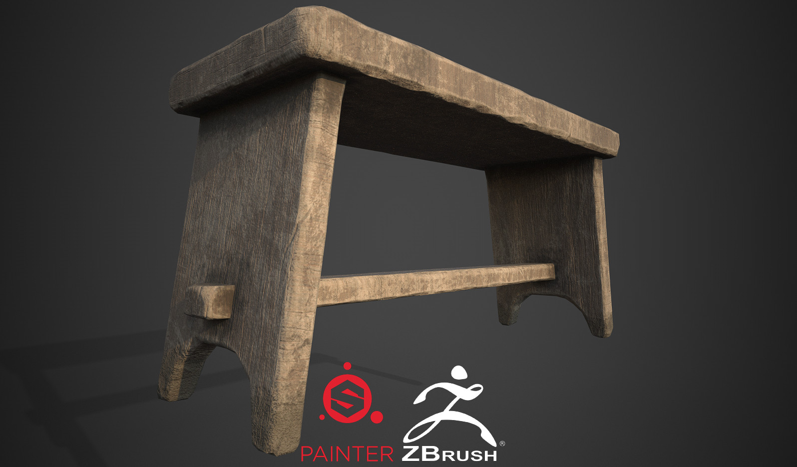 ArtStation - Wooden Bench
