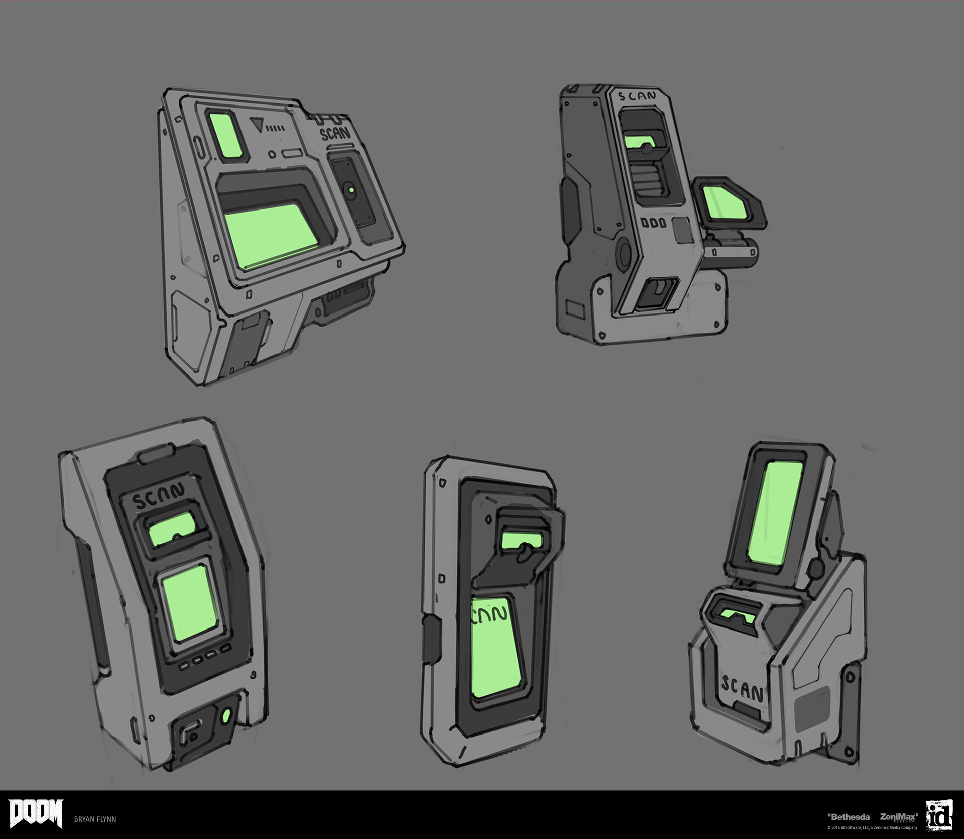 Bryan Flynn - Doom 2016 Eyes Scanners