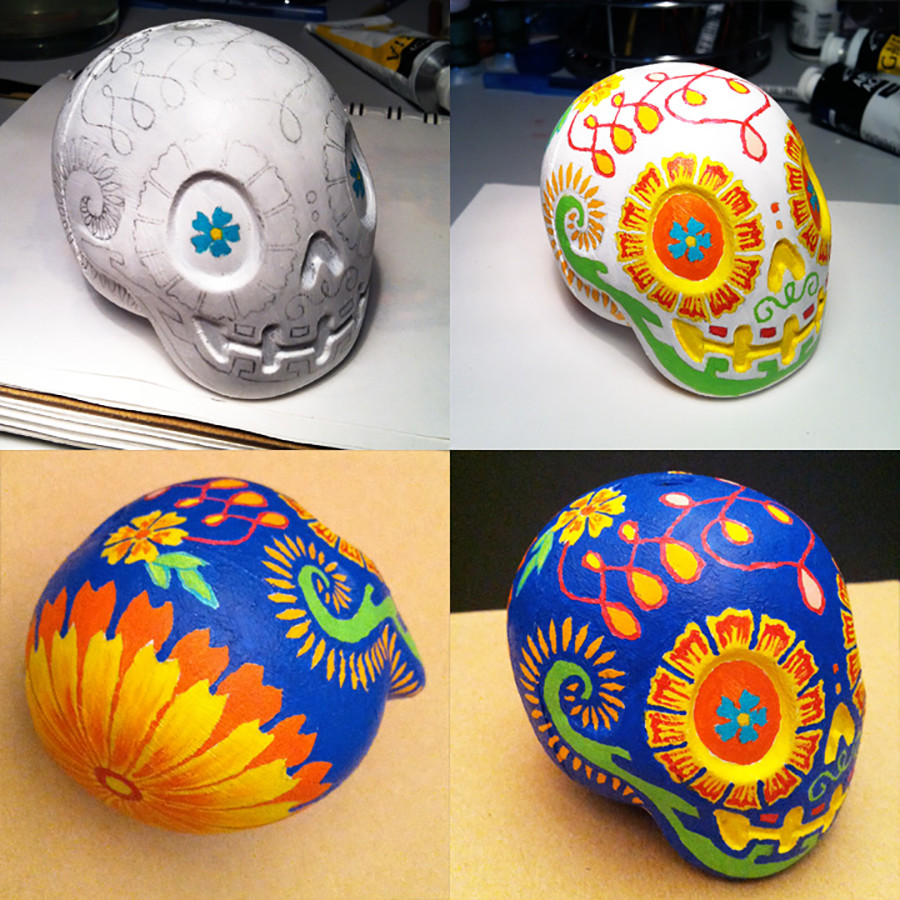 Ari Carrillo - 3" Calacas