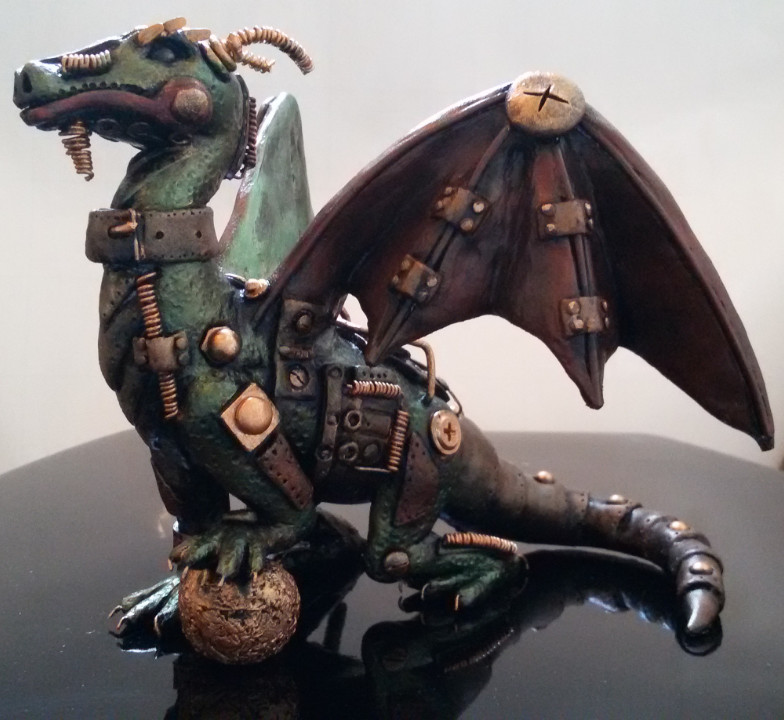 ArtStation - Steampunk dragon