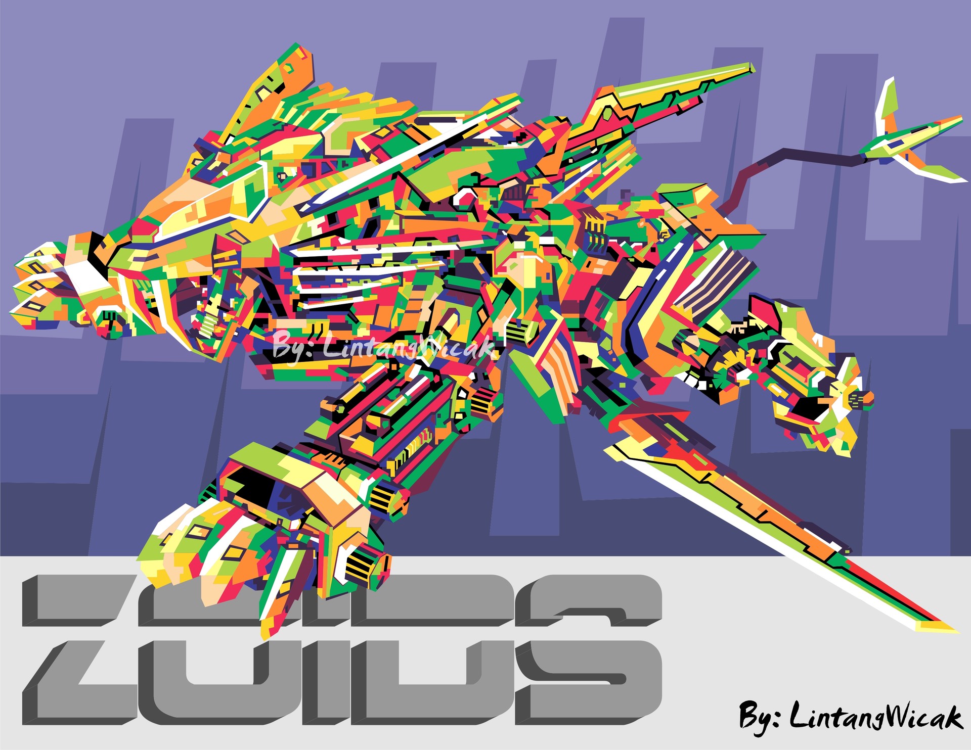 ArtStation - Zoids in WPAP