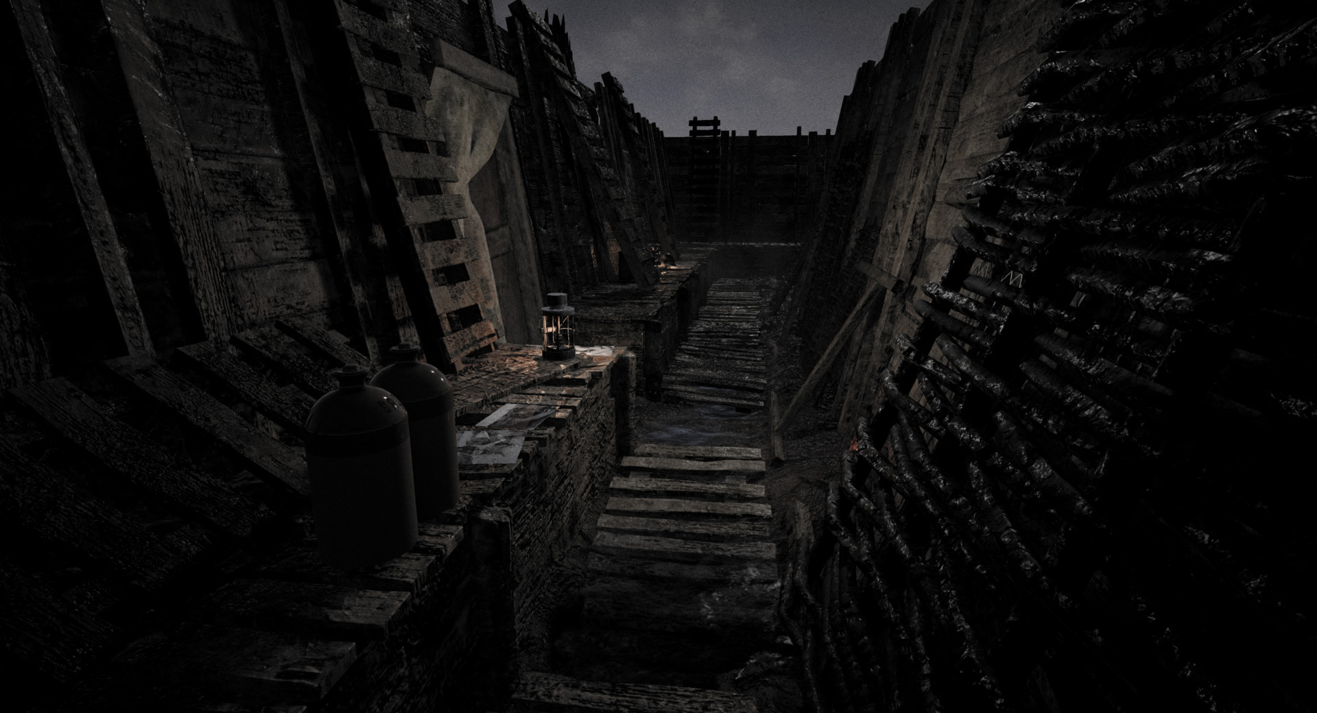 ArtStation - WW1 Trench