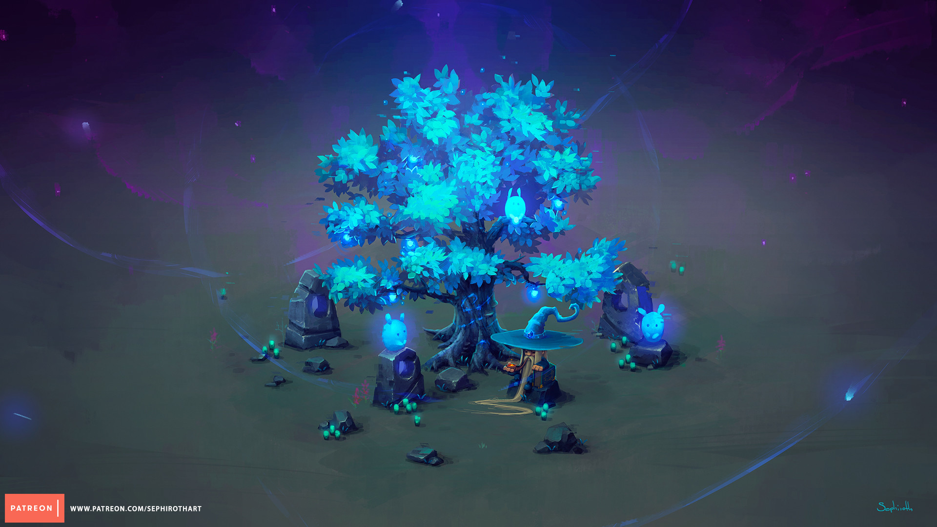 Isometric Mana Tree by Alexey Grishin (Sephiroth Art) : r/ImaginaryTrees