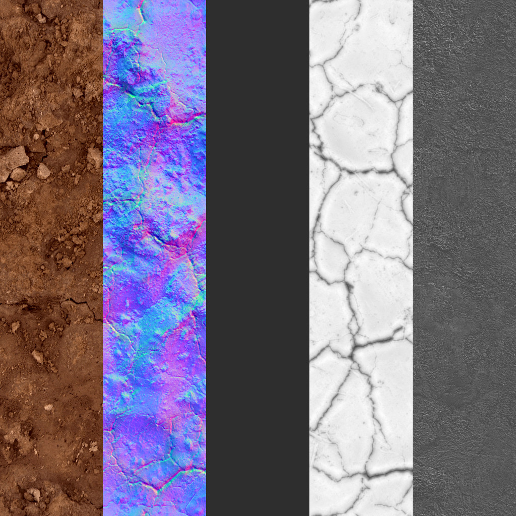 Spencer Grant - PBR Cracked Dirt - Quixel Suite