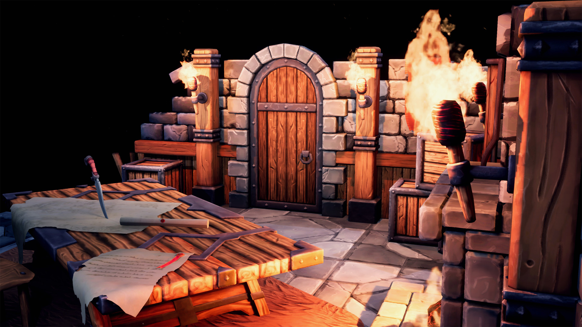 Artem Glazov - Stylized Castle room environment on UE4