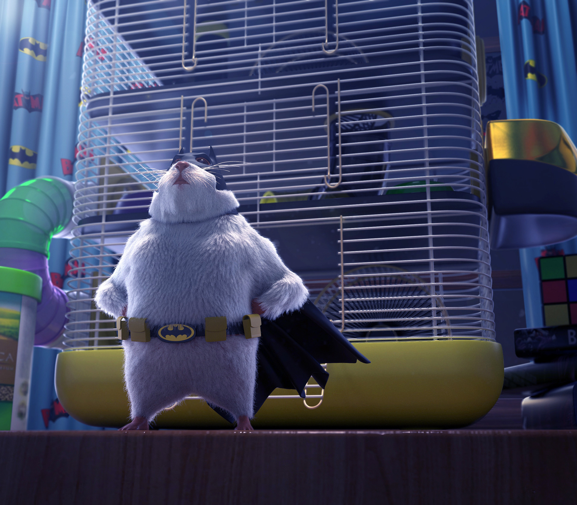 ArtStation - Bat Hamster!