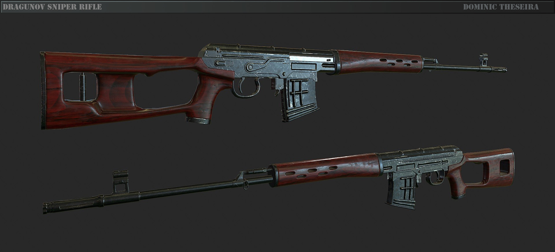 ArtStation - Dragunov Sniper Rifle
