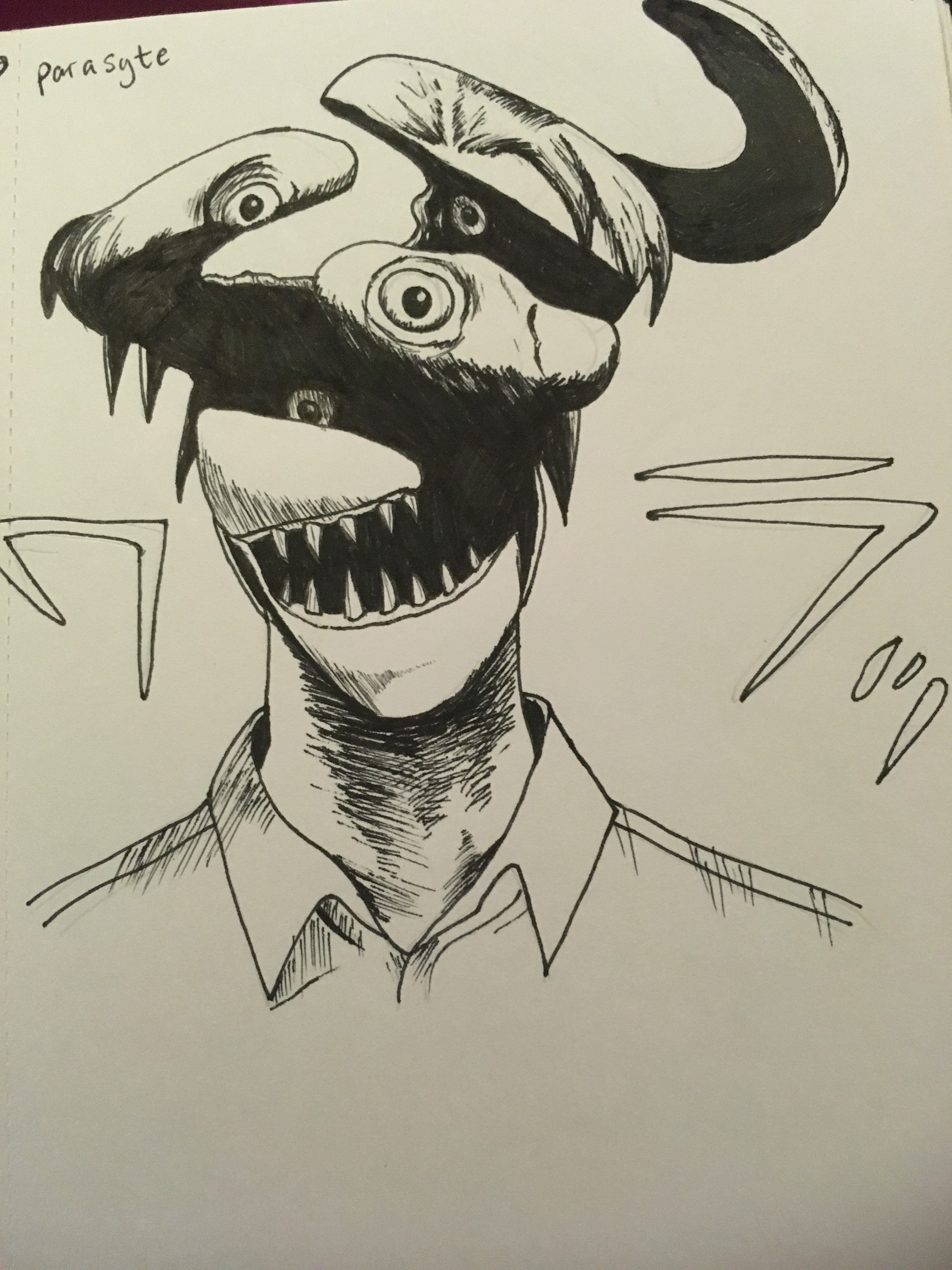 ArtStation - Parasyte character practice