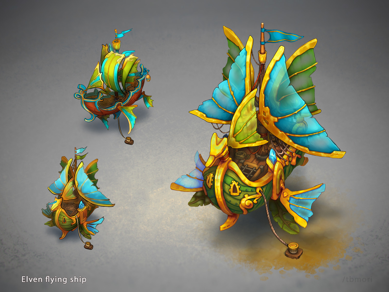 ArtStation - Flying Ship