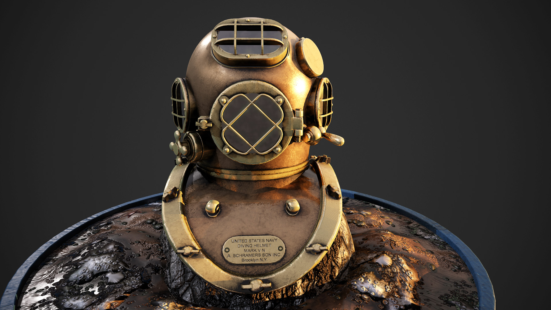 Steve Braski - Deep Sea Diver Helmet